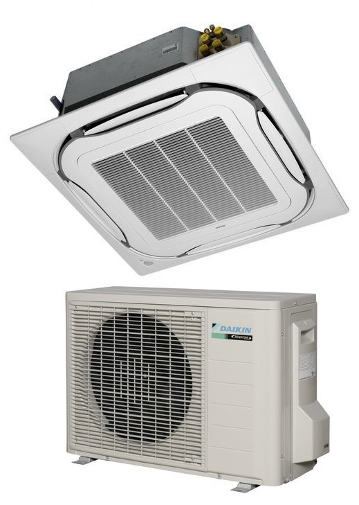 Daikin-Cassette-FCQG-F soufflage-circulaire - climania.fr
